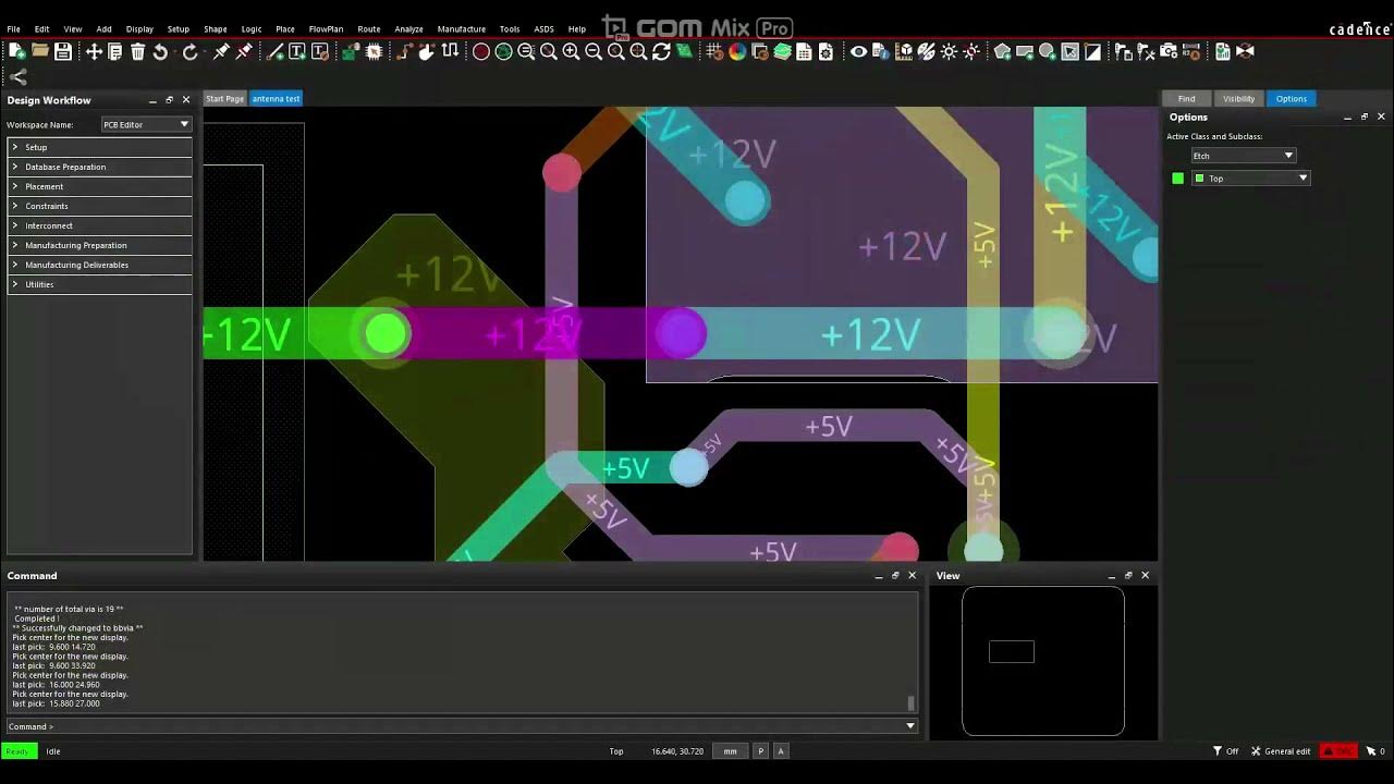 Cadence Allegro PCB remove via stubs (remove whole antenna vias) for high speed PCB - YouTube