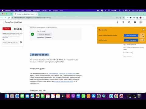 TensorFlow: Qwik Start || #qwiklabs || Get Started with TensorFlow on Google Cloud - YouTube