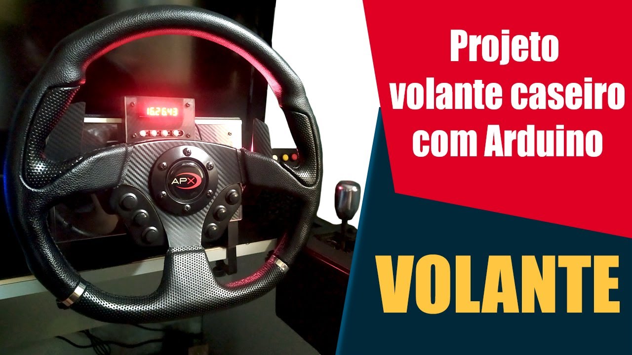 PROJETO VOLANTE CASEIRO - Volante Finalizado Steering Wheel - YouTube