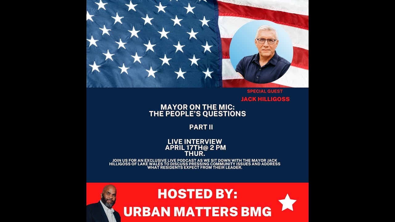 Mayor JACK on the MIC! PART 2 #UrbanMatters BMG - YouTube