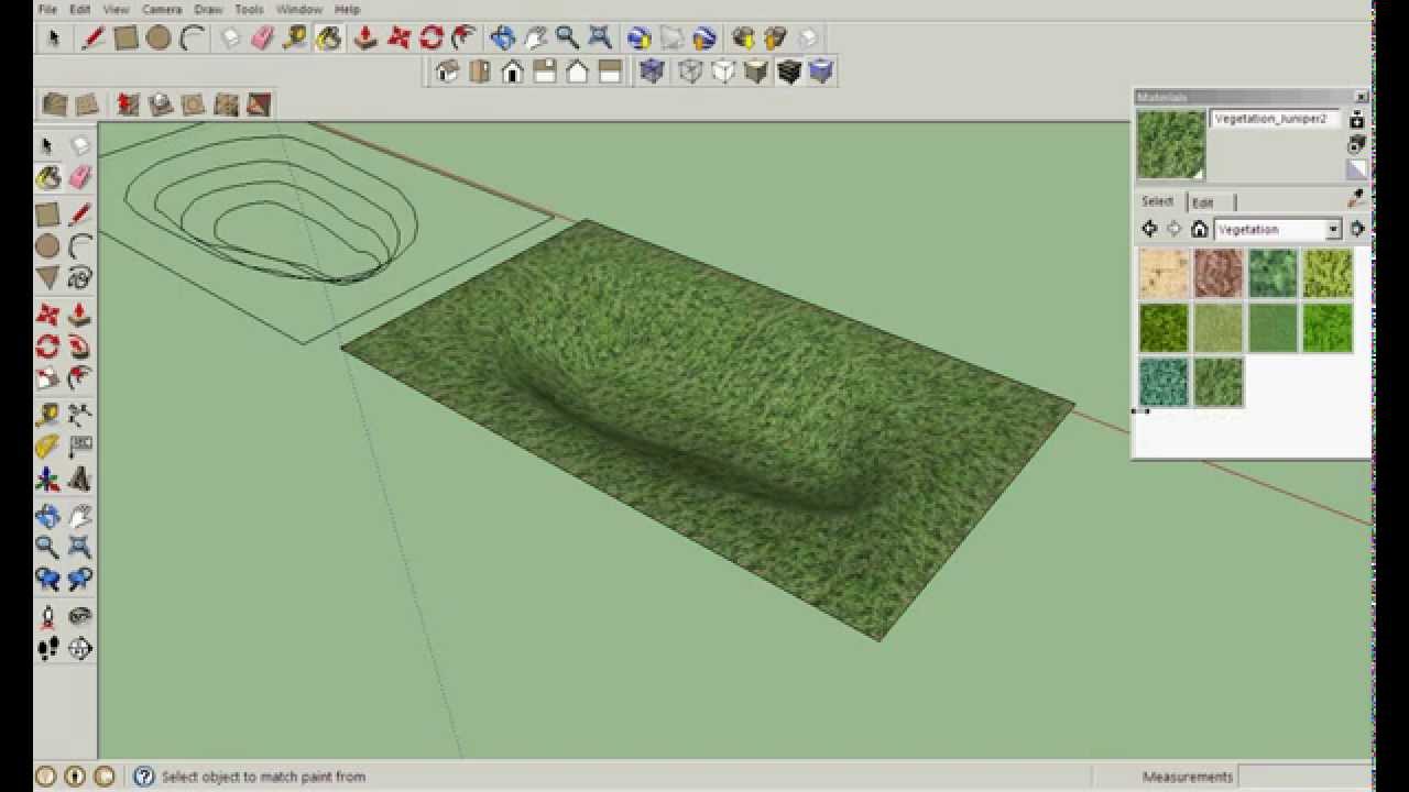 Building a Simple Pond with Google SketchUp - YouTube