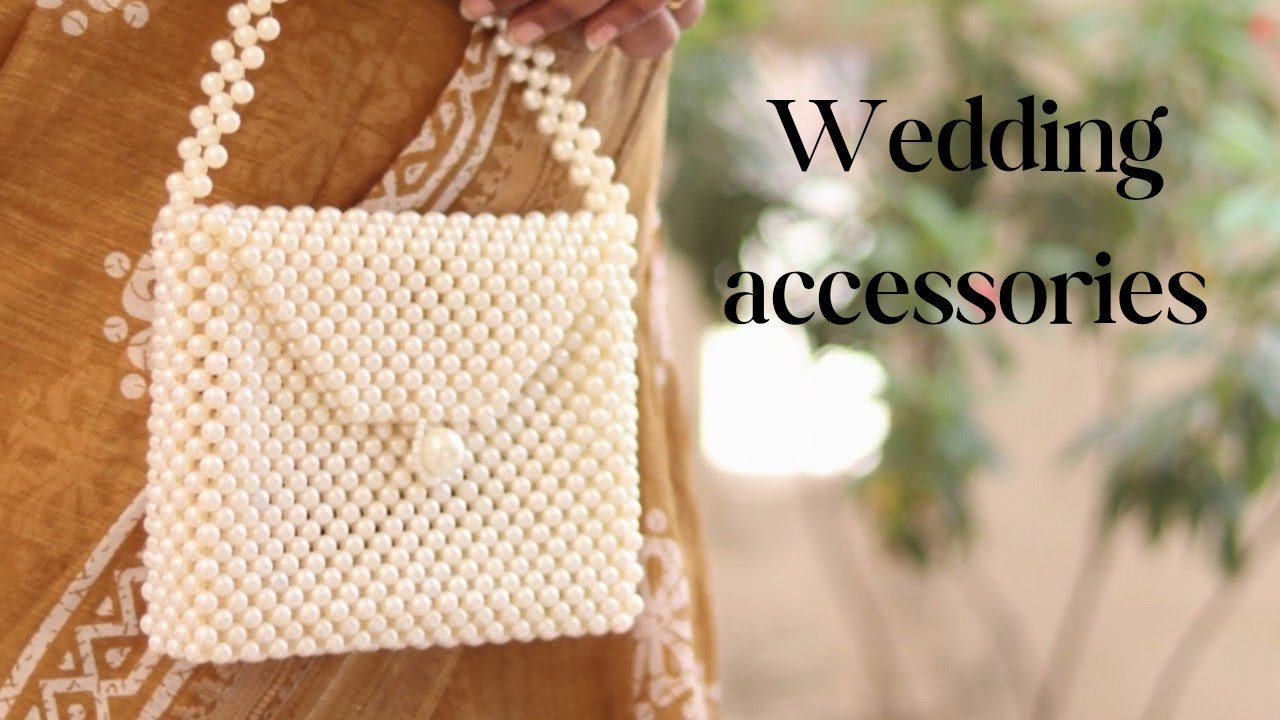 How TO Make Pearl Beaded Purse| DIY Pearl Purse | DIY Beaded Bag| DIY ...