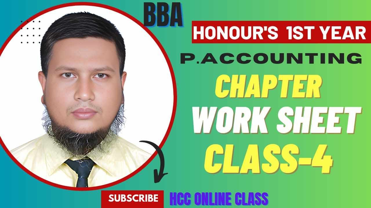 Bba Part 1 Accounting Work Sheet Periodic Rules Class 4 Youtube 2470