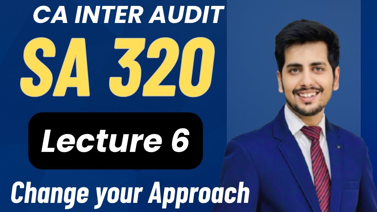 SA 320 MATERIALITY Practically 🔥 CA INTER | CA FINAL - YouTube