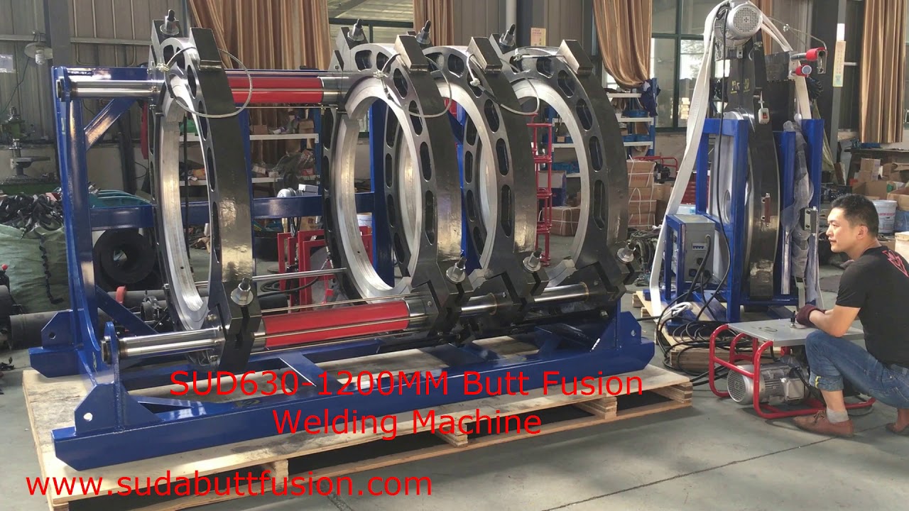 HDPE Butt Fusion Welding Machine SUD1200MM - YouTube