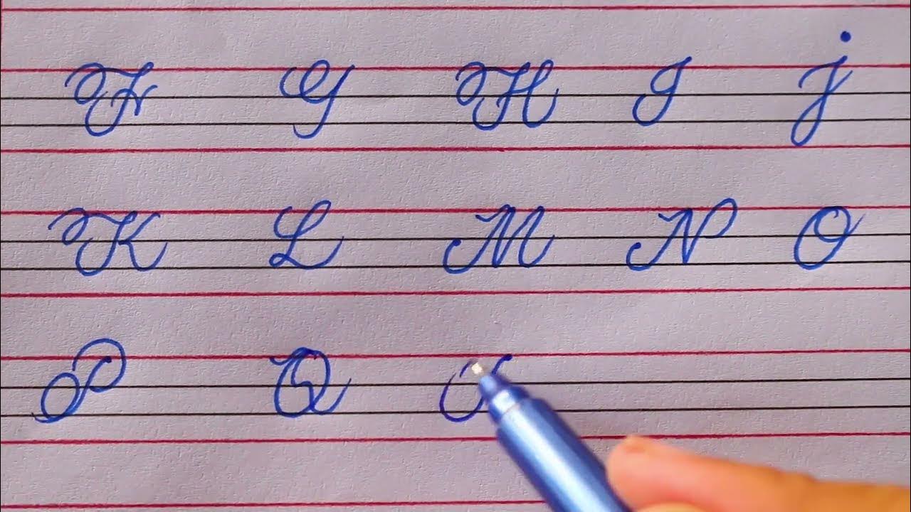 Extreme Beautiful cursive Capital Letters ABCS | Cursive Handwriting ...