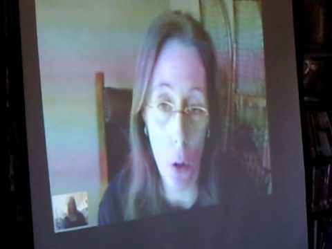 Laurie Halsey Anderson Skyping about Fever 1793 - YouTube