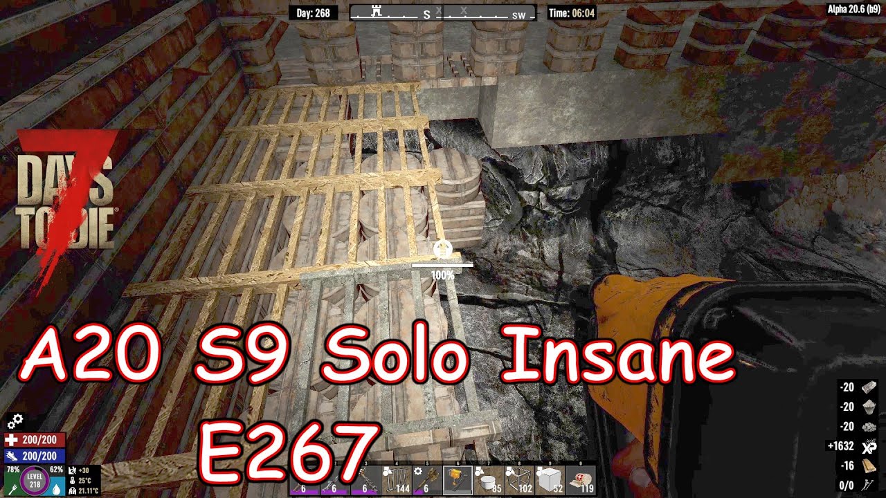 7DTD - Schadensbegutachtung und Reparatur - A20 S9 E267 - Solo Insane - Vanilla + Modlets - YouTube