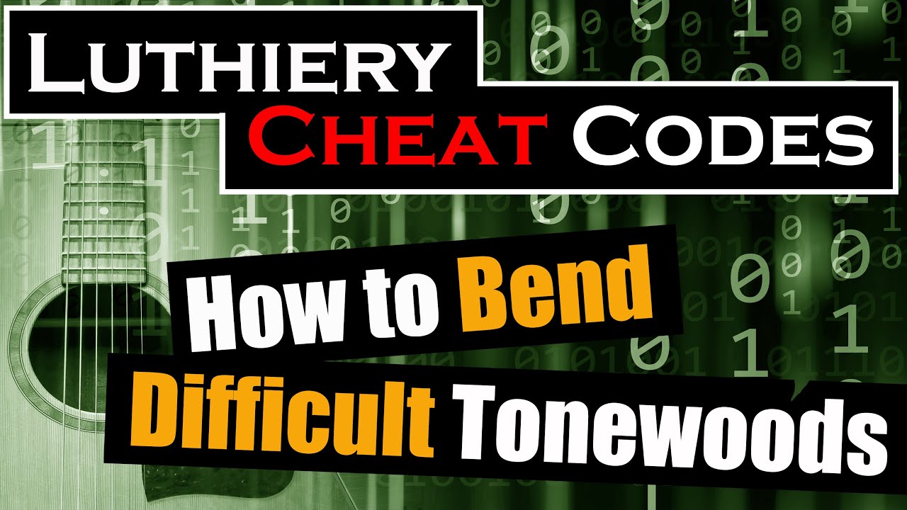 Luthiery Cheat Codes: How To Bend Difficult Tonewoods - YouTube
