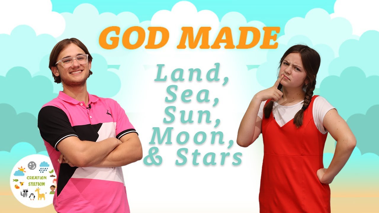 God Made The Land, Sea, & Sky | Creation Station - YouTube