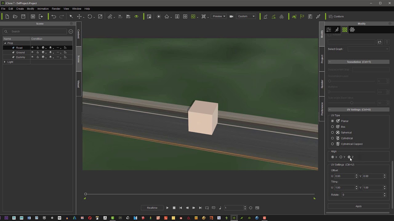 iClone 7 - Rolling Background Project Tutorial - YouTube