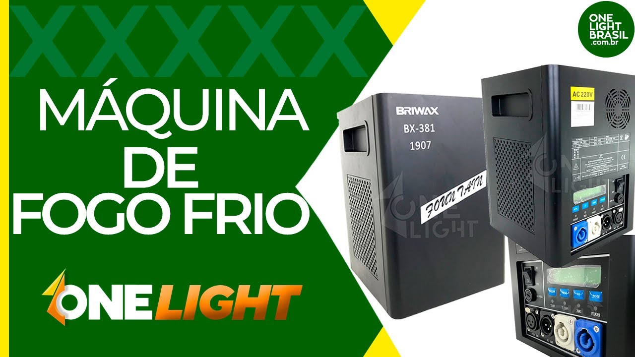 Maquina De Fogo Frio - FDPLEARN