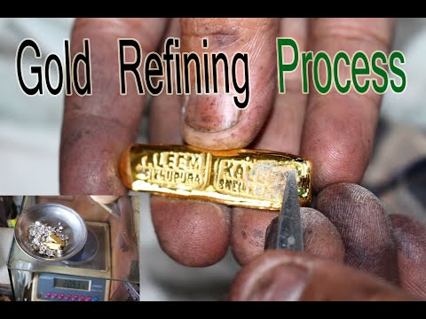 Gold Refining Process {Gold Refinery }|| Refining Gold extraction ...