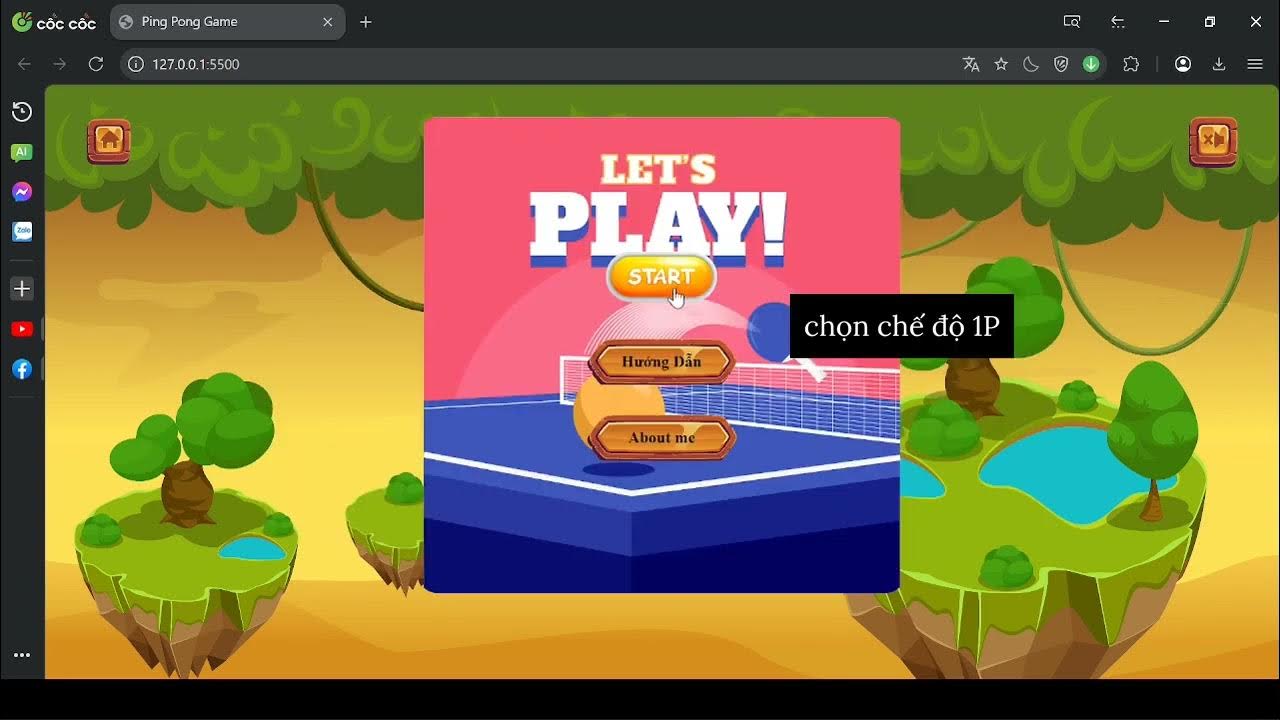 Game Ping Pong (HTML/CSS/JS) - YouTube
