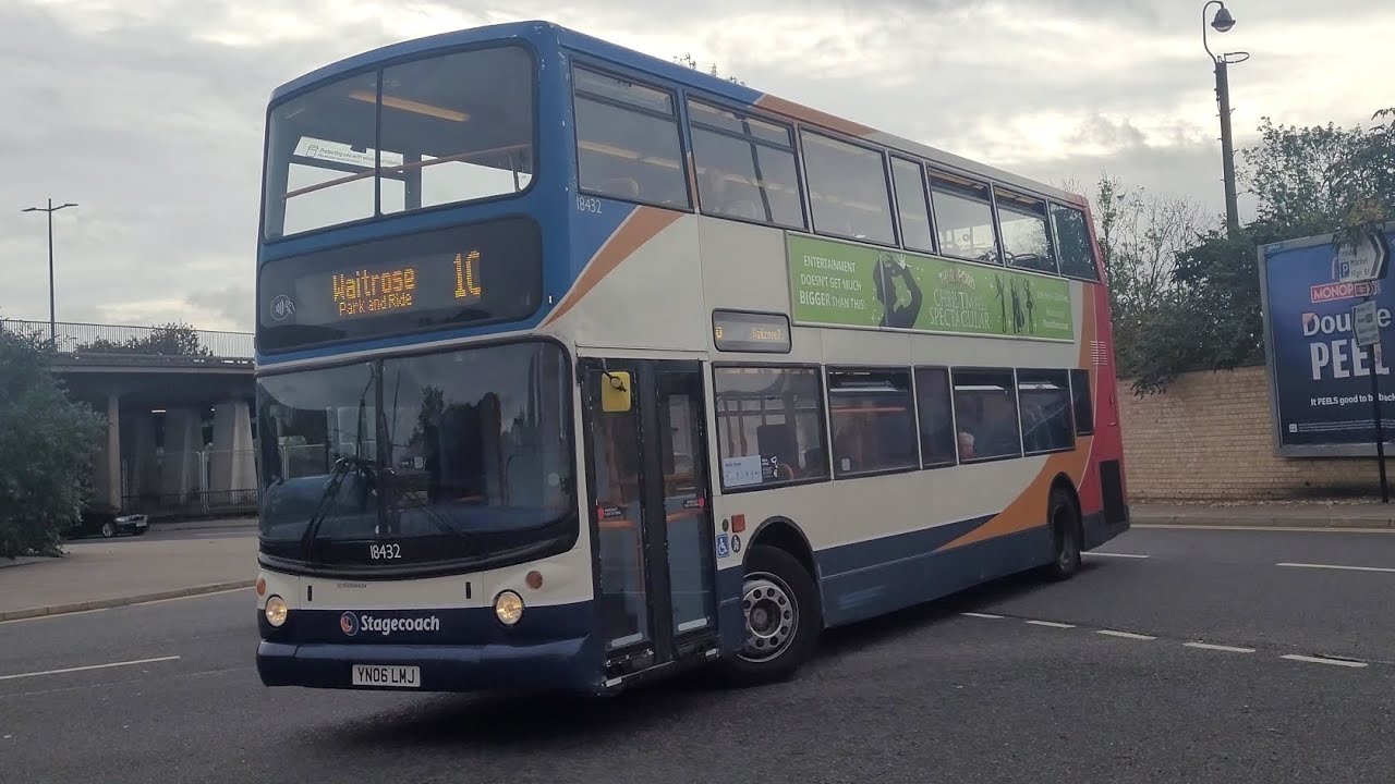 Stagecoach Lincoln trident alx400 18432 YN06 LMJ arriving into Lincoln ...