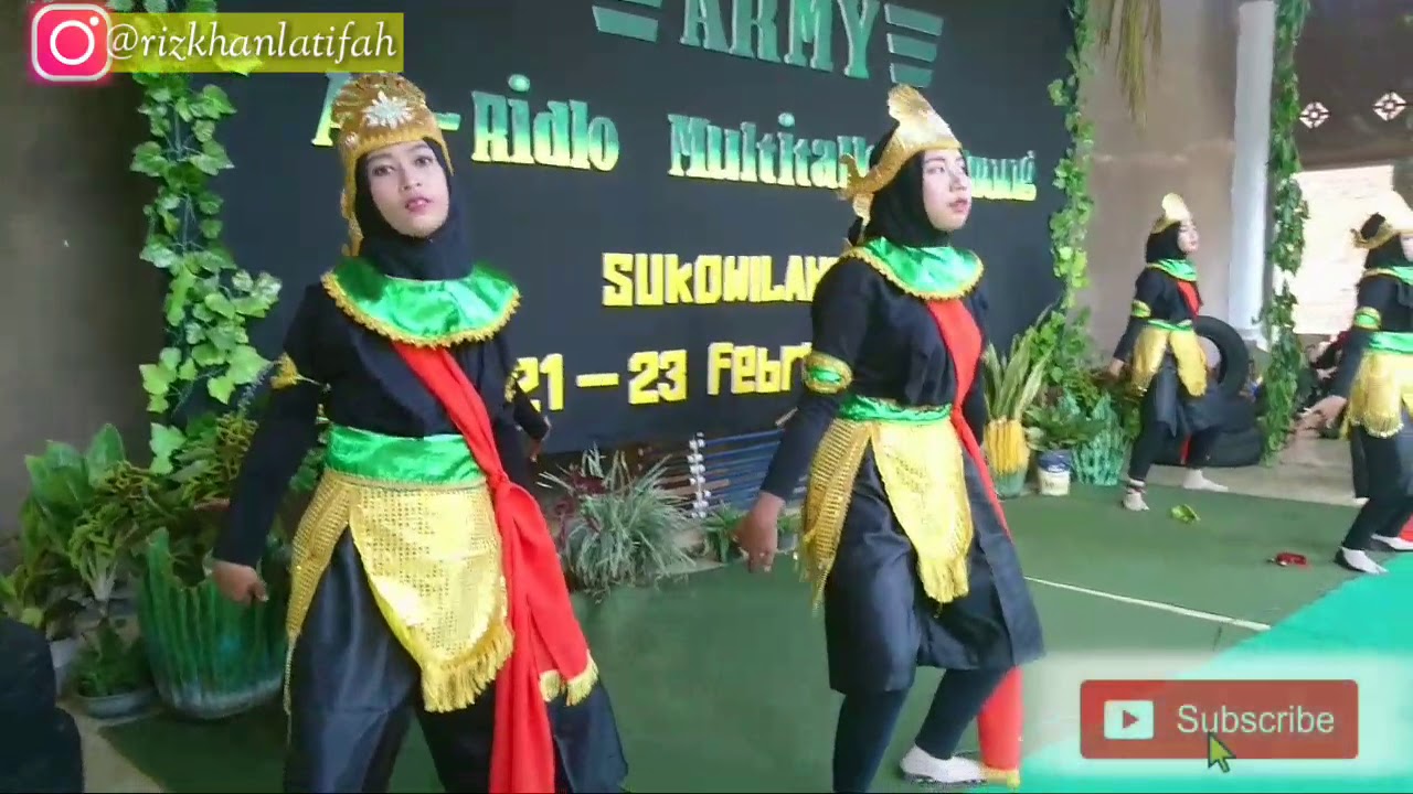 KHAS MALANG!! TARI BAPANG MA AR-RIDLO KALIPARE - YouTube