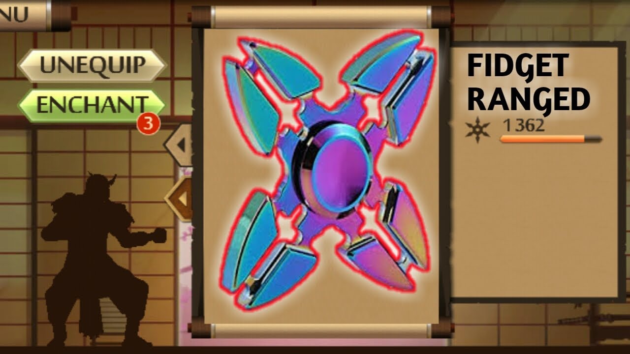 FIDGET SPINNER RANGED SHADOW FIGHT 2 - YouTube