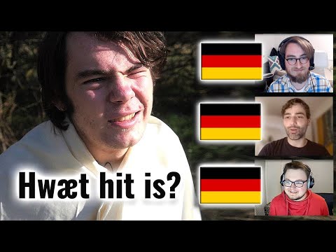 Old English vs German | Can they understand spoken Old English? | Part 1