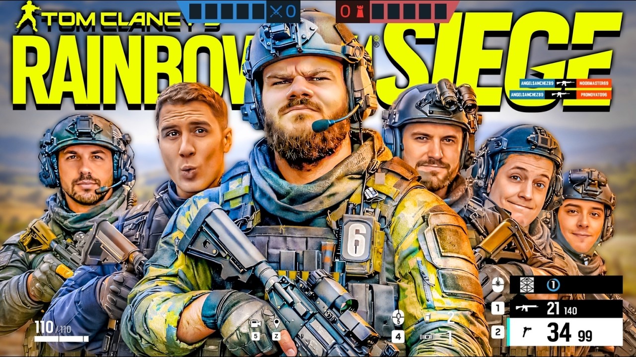 DE NOOB A LEYENDA DE Rainbow six siege DIA 5 #gladiatoR6 #publi #R6 ...