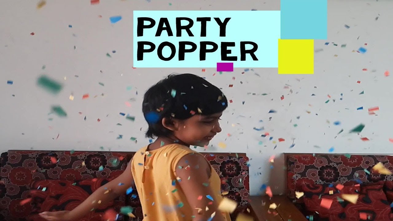DIY Party Popper | How to Make Party Popper at Home | Balloon Hacks ...