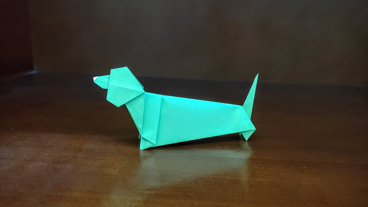 Origami Dog Tutorial Step By Step - YouTube