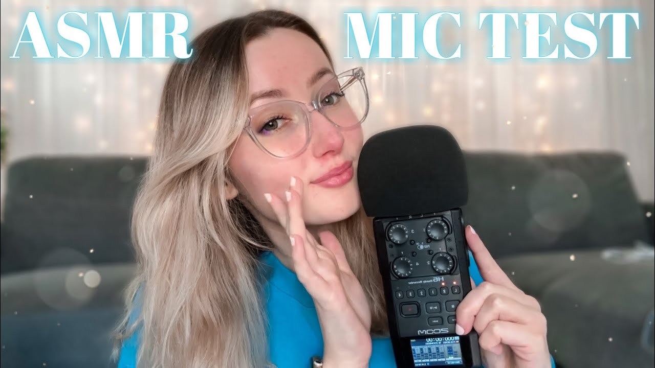 ASMR | New Mic Test 🎤| Zoom H6 Whispers, Kisses & SkSkSk 💤 - YouTube