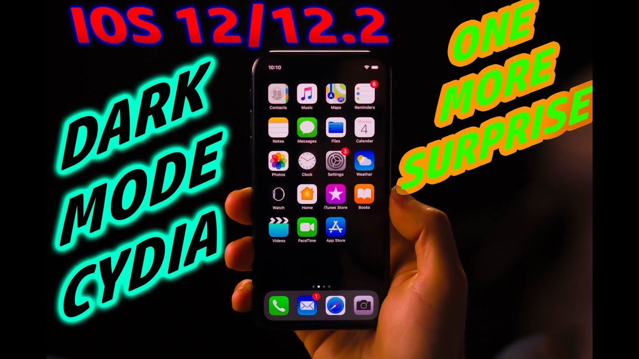 The all new DARK MODE & SURPRISE cydia tweaks for ios 12/12.2 - YouTube
