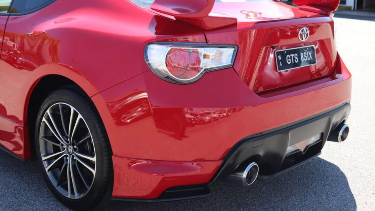 2014 Toyota 86 ZN6 GTS Fuji Red 6 Speed Manual Coupe - YouTube