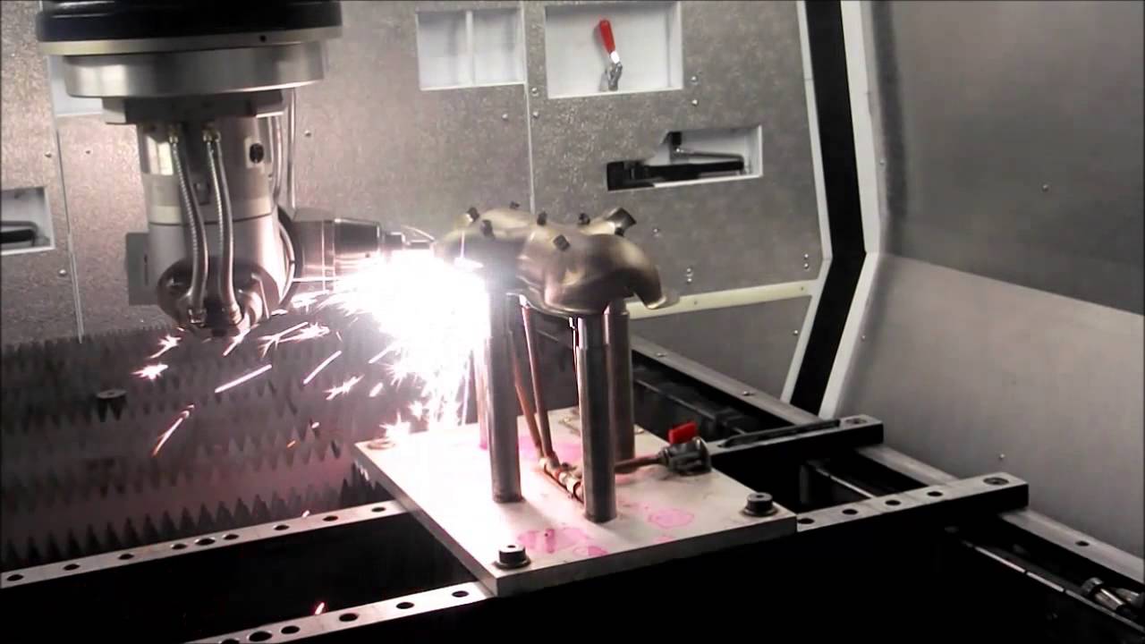 5 axis laser cutting titanium pressing for aircraft bleed air duct ...
