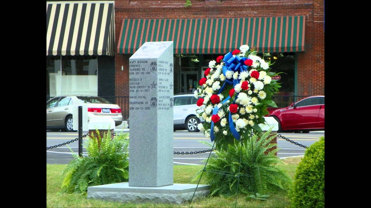 NC Fallen Law Enforcement Memorial Tree - YouTube