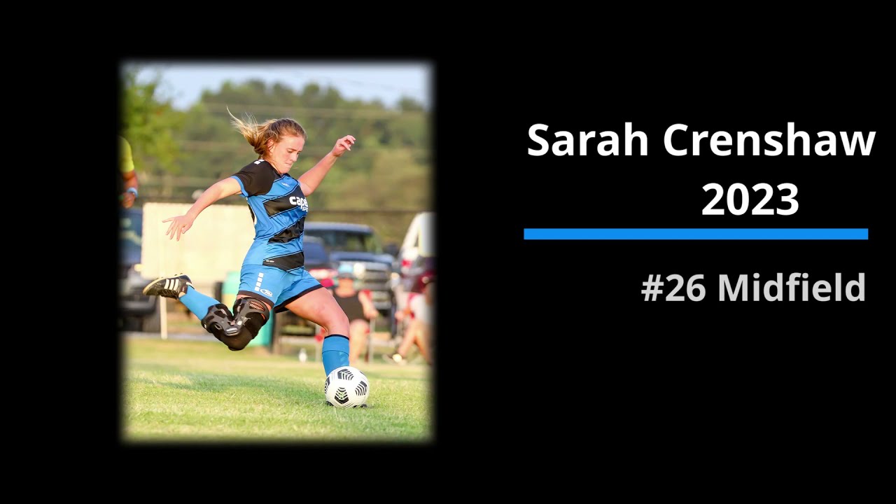 Sarah Crenshaw 2023 Soccer - YouTube