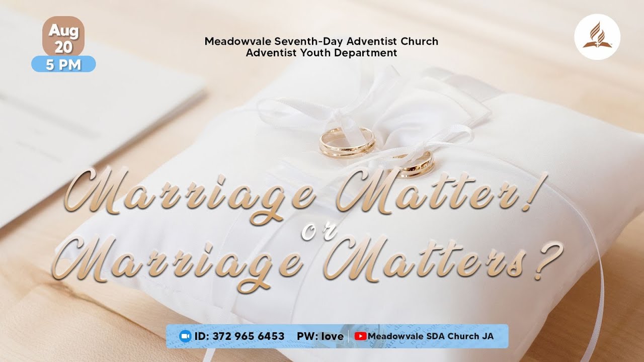 "Marriage Matter! OR Marriage Matters?" || AY Programme || Bible Class ...