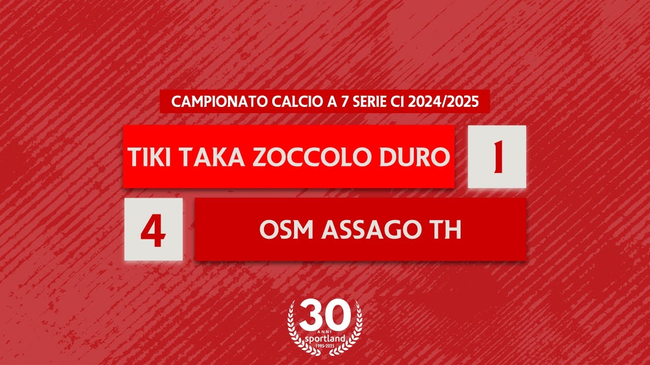 [ HIGHLIGHTS ] • Campionato Calcio a 7 Serie C1 2024/2025 - Tiki Taka ...