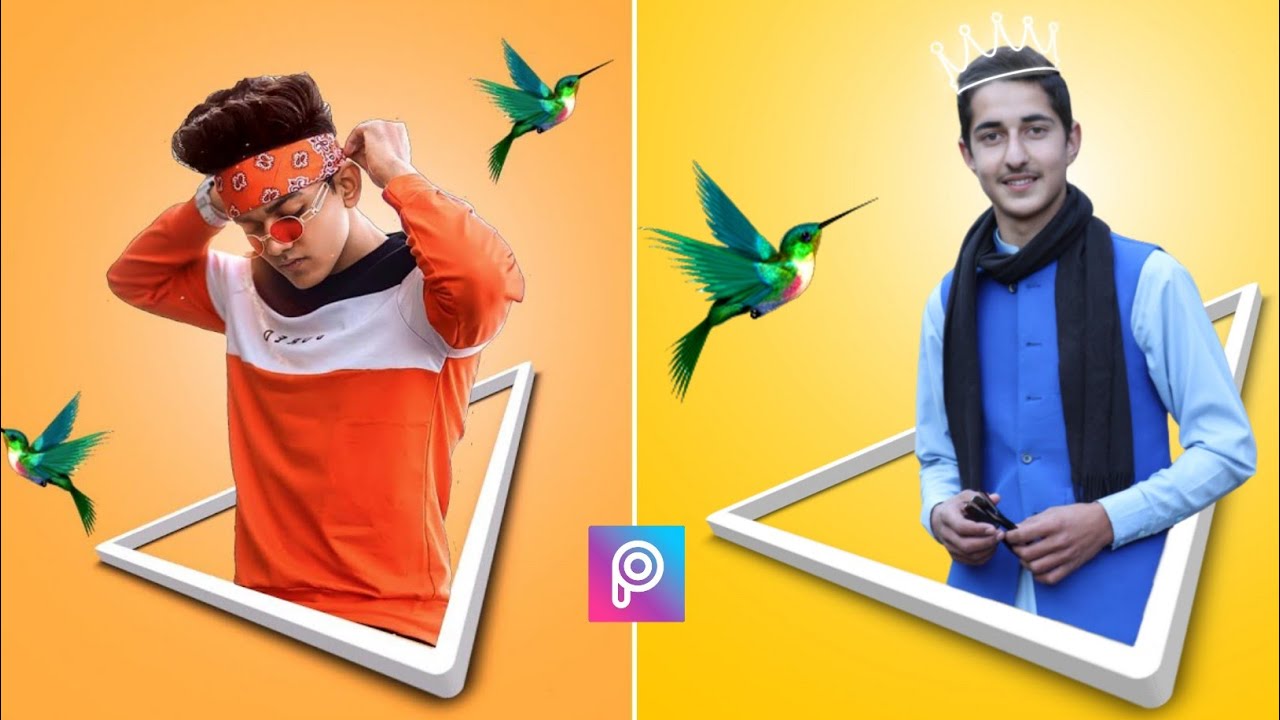 3d Dp Portrait Photo Editing || PicsArt Editing Tutorial || Ishfaq Tech - YouTube