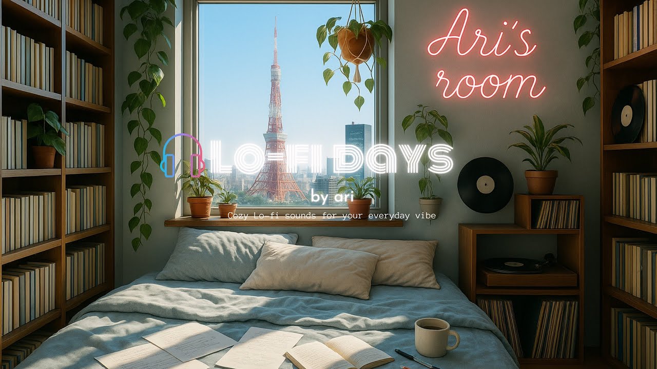 Ari’s Room / Tokyo Afternoon Light– 静かな昼下がり、窓から東京タワーを眺めて #lofidays # ...