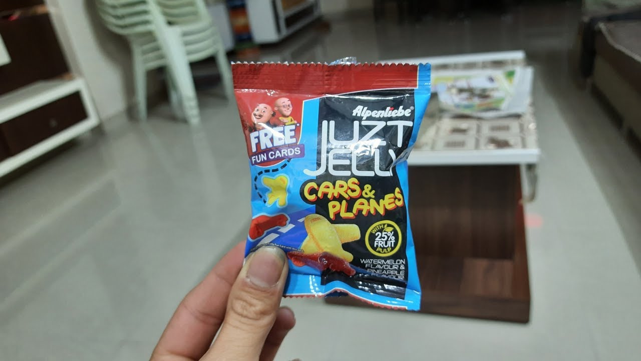 Alpenliebe juzt jelly cars & planes free motu patlu fun cards full ...