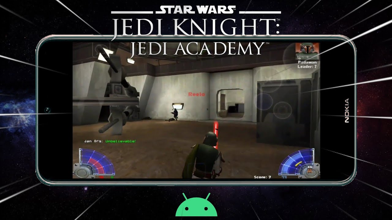 Star Wars Jedi Knight: Jedi Academy on android [multiplayer gameplay ...