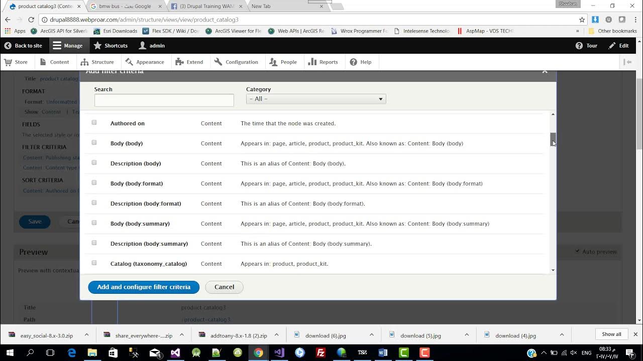 add product catalog view ubercart drupal 8 - YouTube