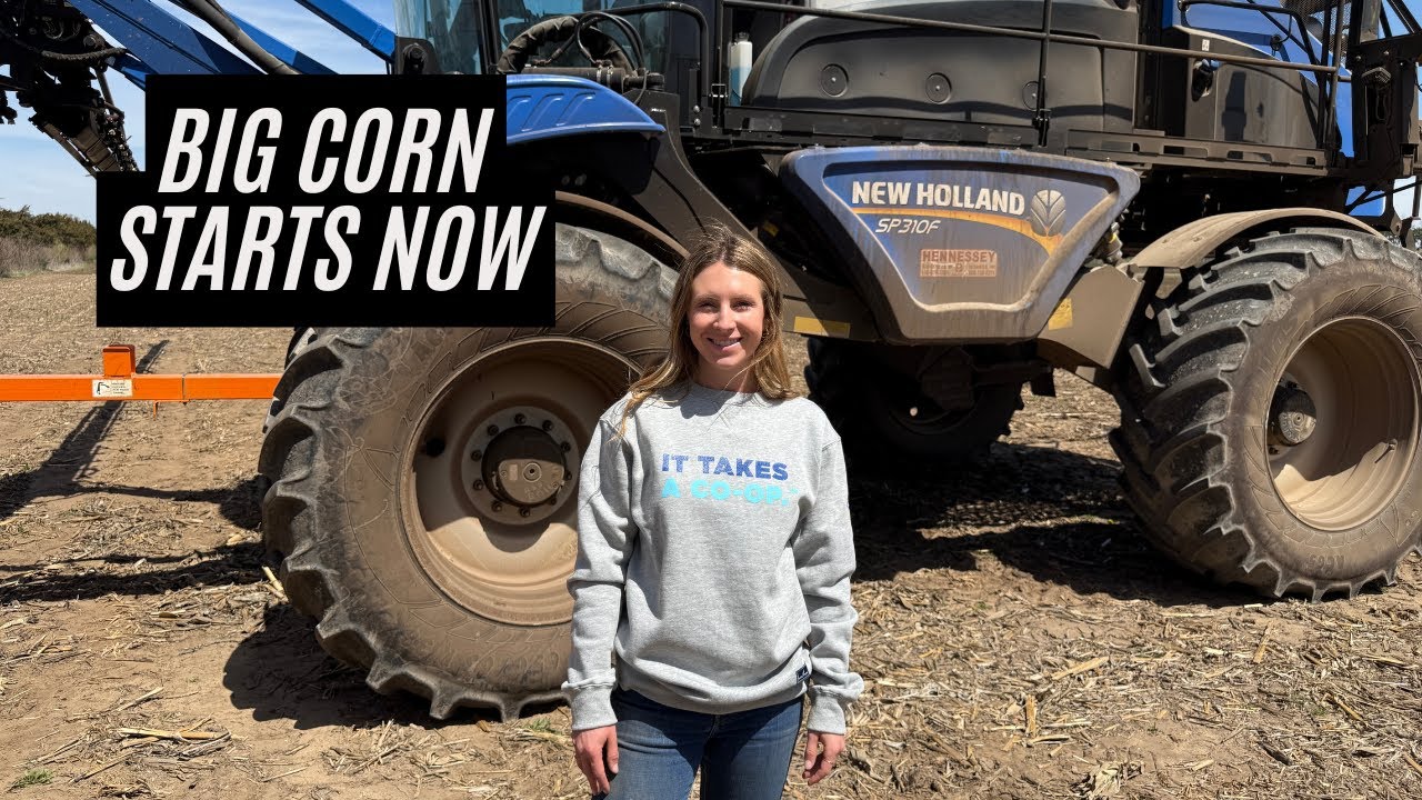 Busy Day Fertilizing Corn Ground – Powered by CHS + Cenex Fuel - YouTube