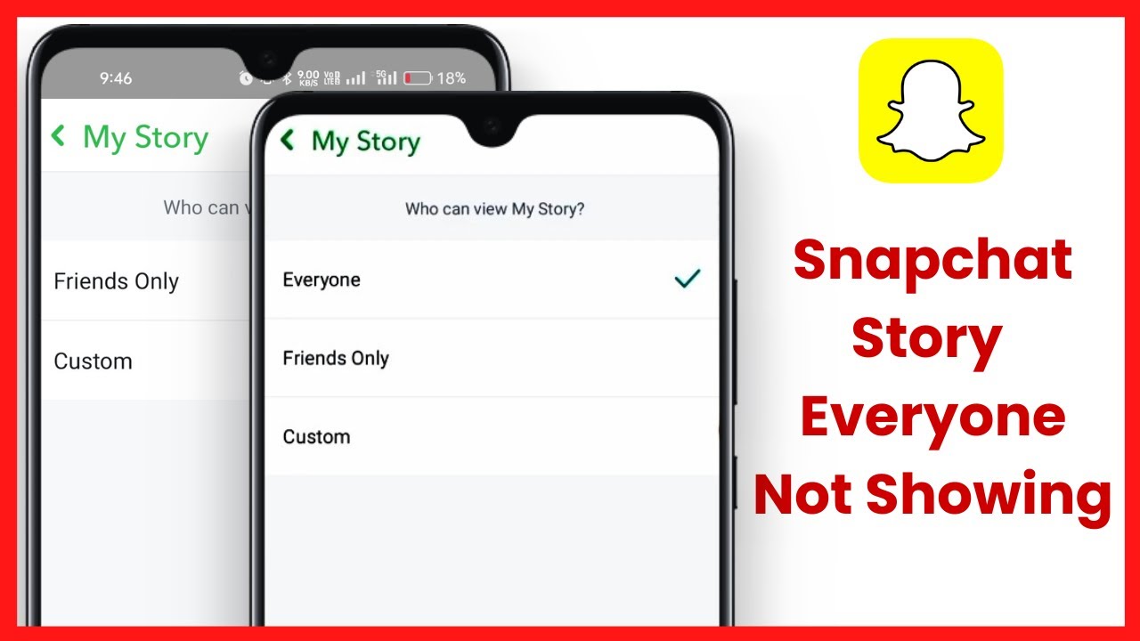 How To Fix Everyone Option Not Showing Problem In Snapchat Story ...