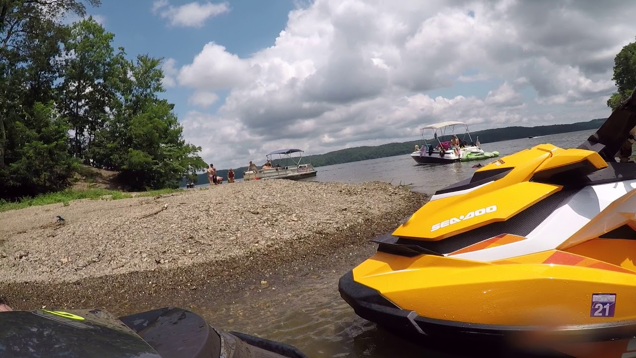 7/8/18 Pickwick Lake riding stopped in Yellow Creek Waterfall area to ...