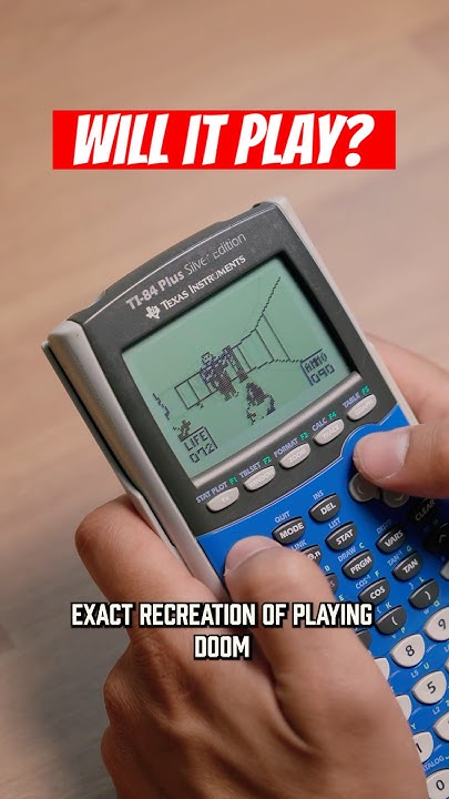 Playing DOOM on a Ti-84 Calculator - YouTube