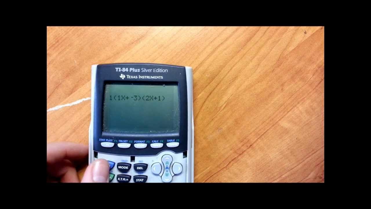 Factoring Polynomials Program TI-84 - YouTube