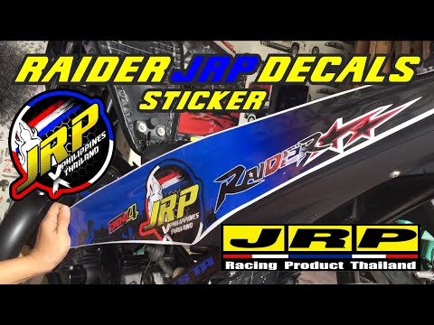 JRP STICKER RAIDER 150 - YouTube