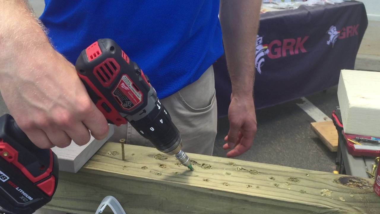 GRK Fasteners Demo #2 - YouTube