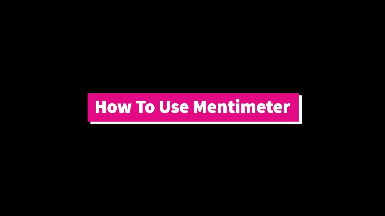 How to Use Mentimeter - YouTube