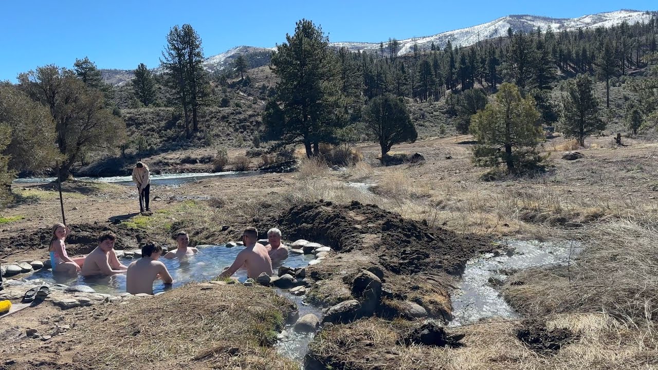 Cleaning and Camping at Hot Springs - YouTube
