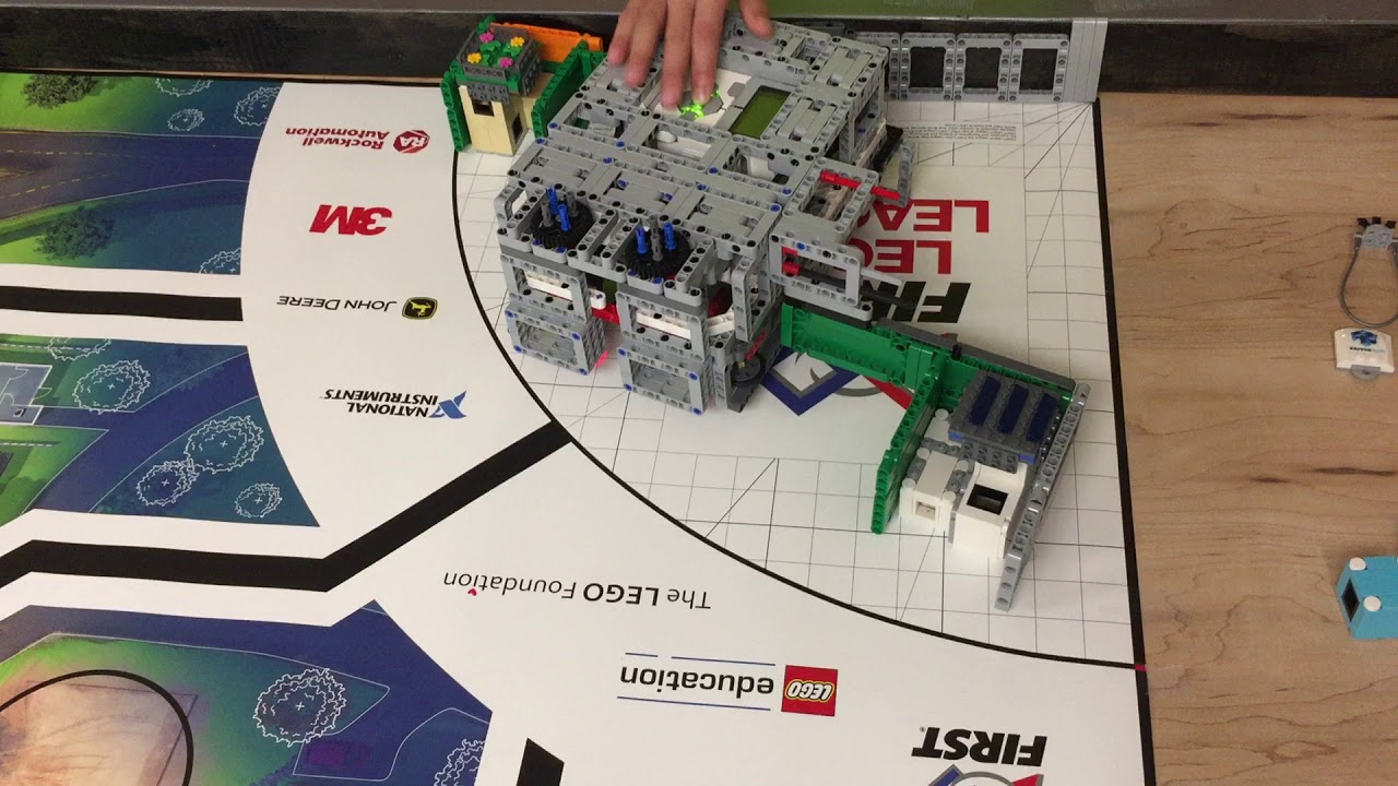 Lego FLL 2019 2020 city shaper demonstration Mission 12 Design & build ...