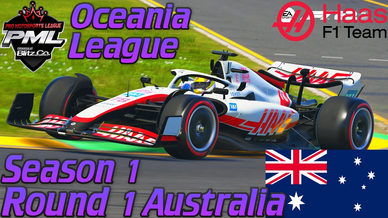 F1 22 | PML Oceania League S1 | Round 1: Australia - YouTube