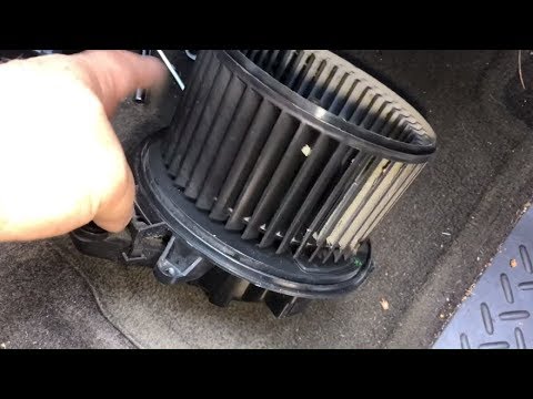 How to replace Ac/heater blower motor - YouTube
